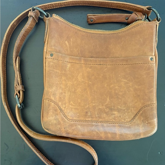 Frye | Bags | Frye Leather Melissa Swing Pack Crossbody In Cognac Guc ...